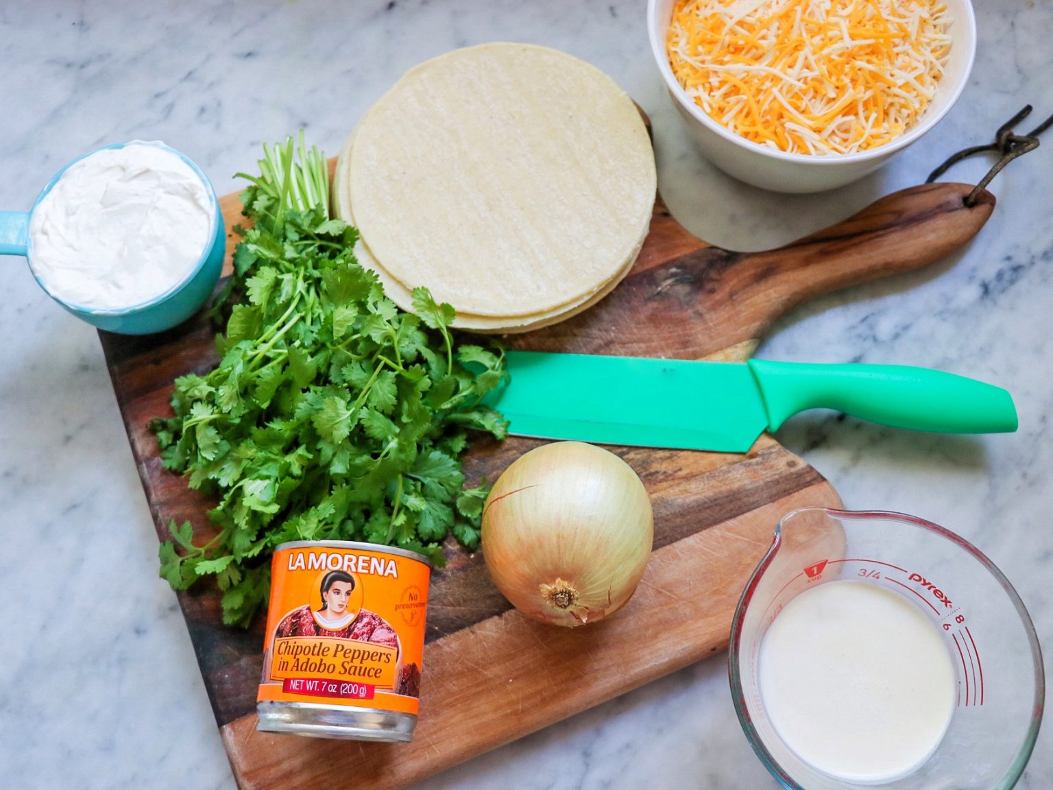 Creamy Chipotle Chicken Enchiladas - Fab Everyday