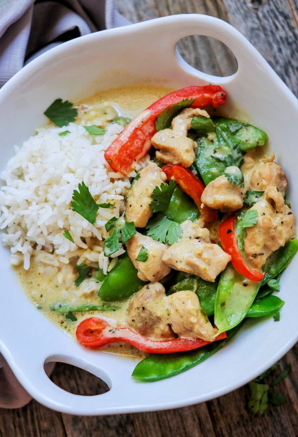 Instant Pot Thai Green Curry Chicken - Fab Everyday