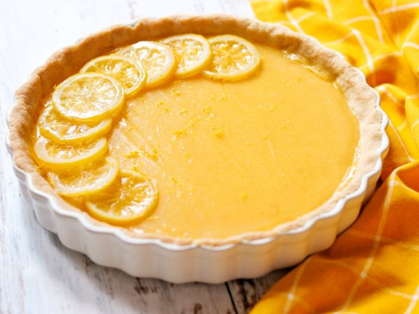 Honey-Lemon Tart with Shortbread Crust - Fab Everyday