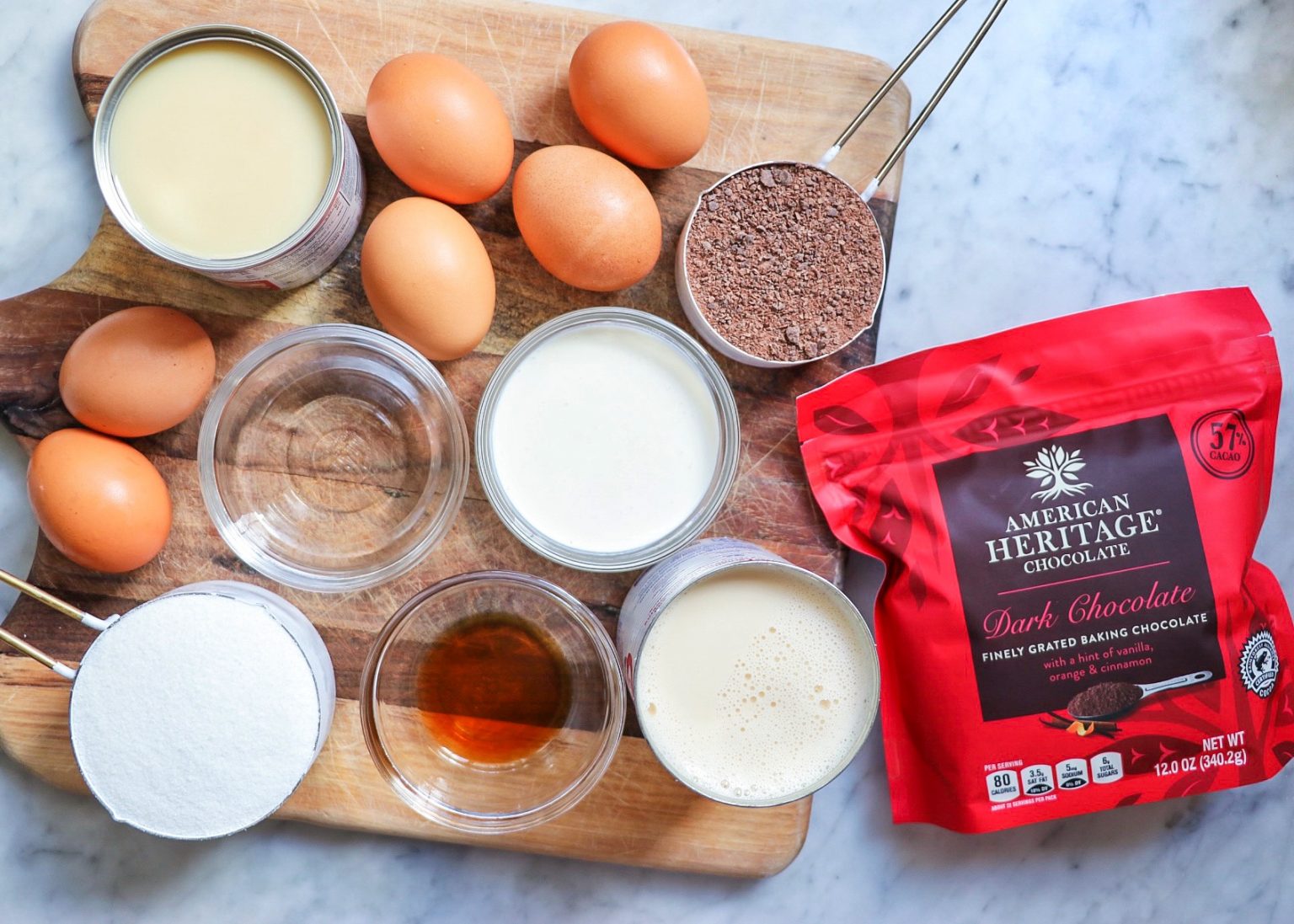 Flan de Chocolate (chocolate flan recipe) - Fab Everyday