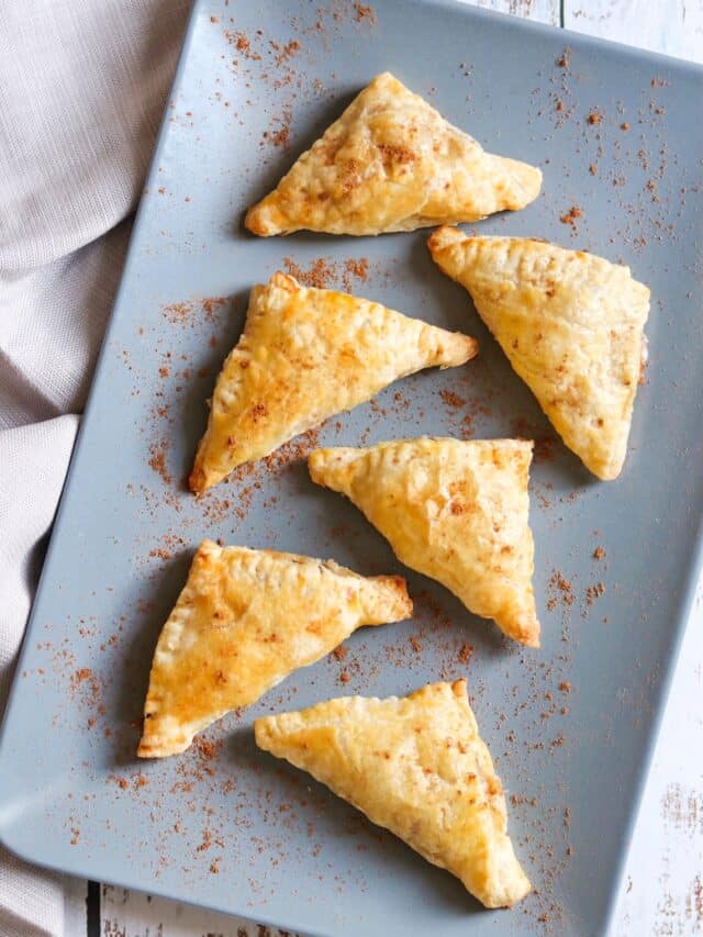 SPICED MINI APPLE-CREAM CHEESE TURNOVERS - Fab Everyday