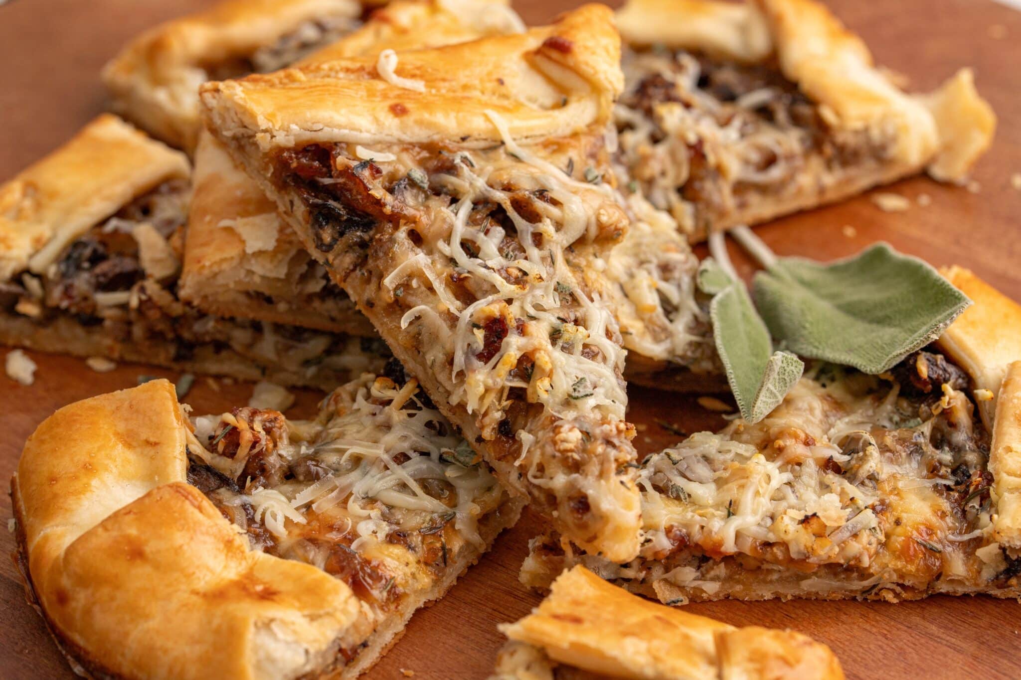 Sausage Galette (Caramelized Onion and Mushroom Savory Galette Recipe ...