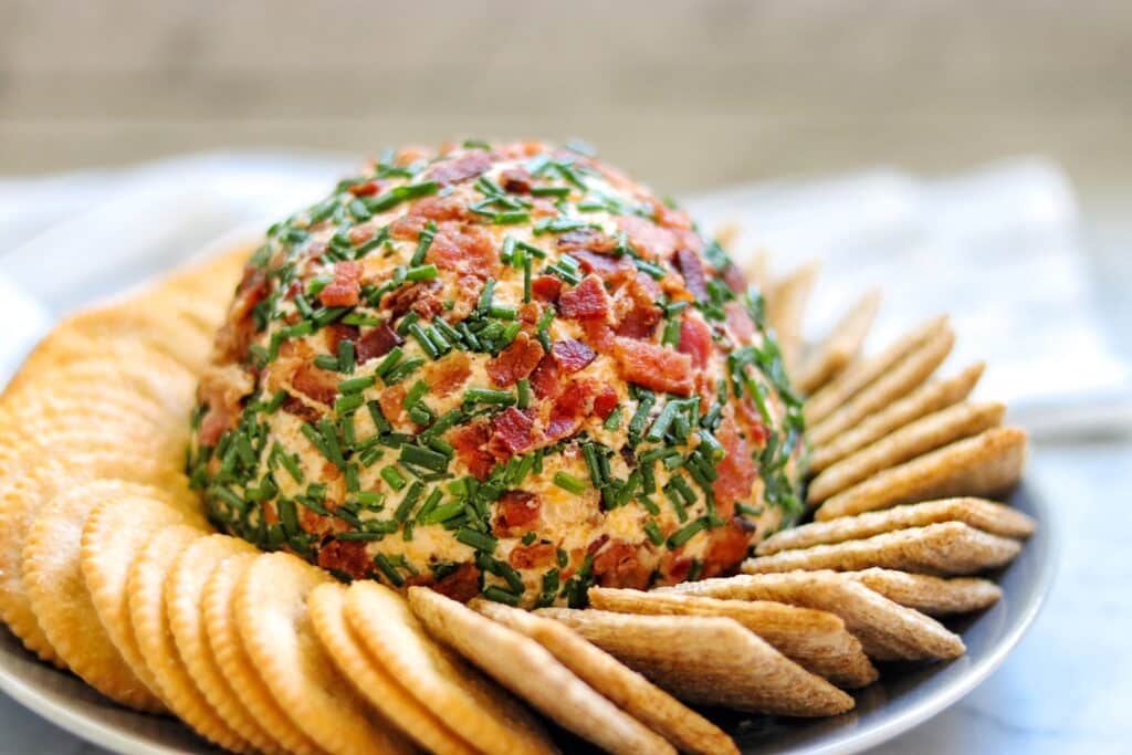 Bacon-Ranch Cheese Ball - Fab Everyday