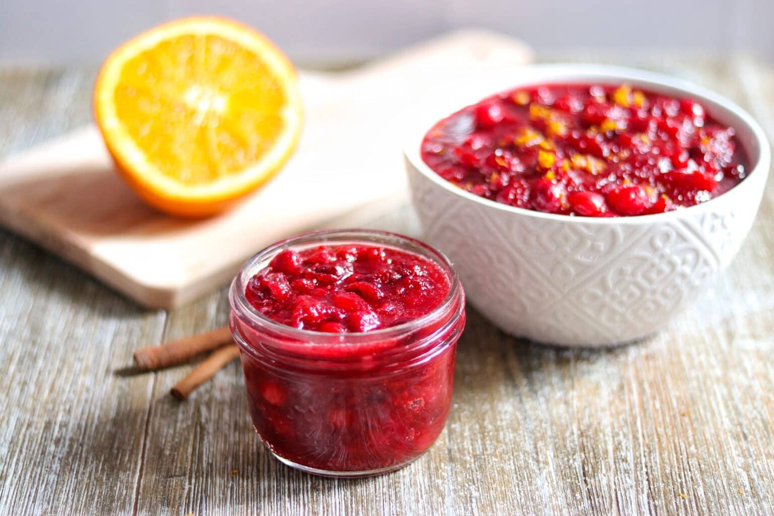 Zesty Orange-Ginger Cranberry Sauce - Fab Everyday