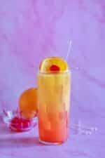 Sunrise Mocktail (Non-Alcoholic Orange Juice Mocktail) - Fab Everyday