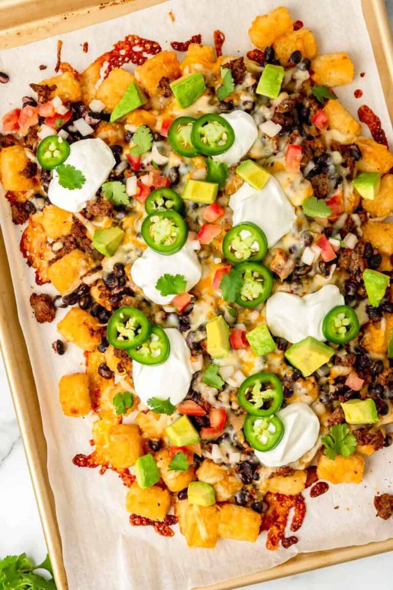 The Best Recipes with Tater Tots (Totchos, Appetizers, Hotdish Recipes ...