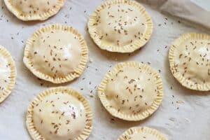 Reuben Hand Pies (mini corned beef pies) - Fab Everyday