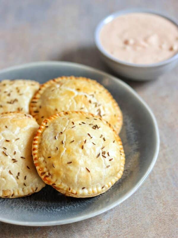 Reuben Hand Pies (mini corned beef pies) - Fab Everyday