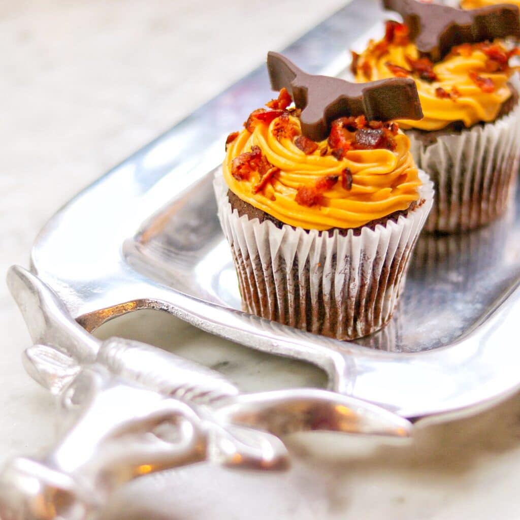 DIY Edible Cupcake Toppers and (wait for it) Bacon Cupcakes - Fab Everyday