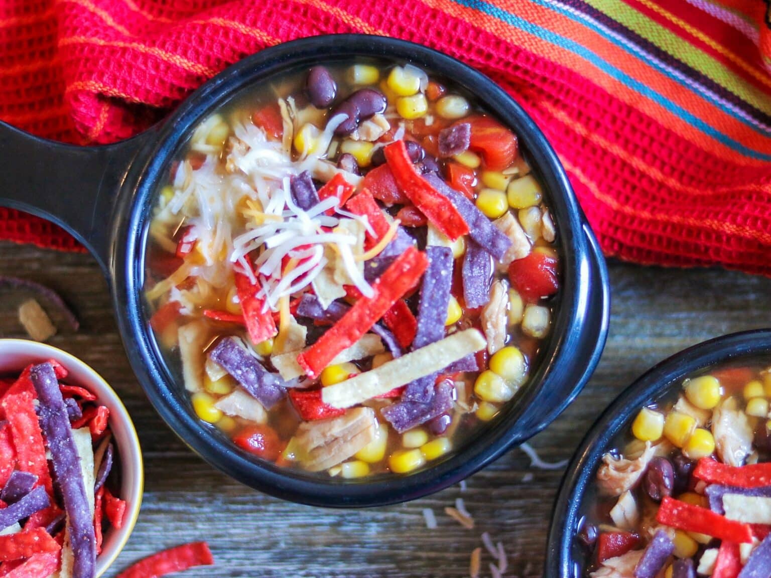 Dump-and-Go Instant Pot Tortilla Soup recipe - Fab Everyday