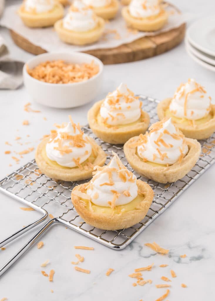Mini Coconut Cream Pies - Fab Everyday