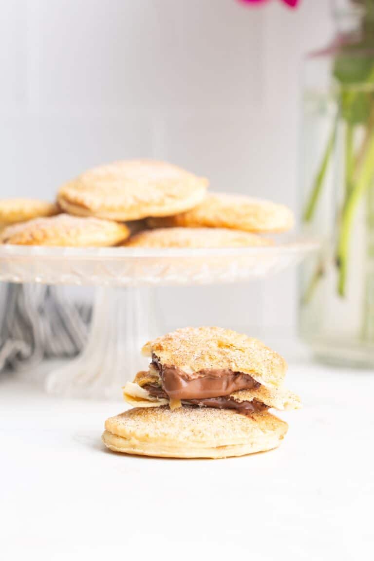 Nutella Hand Pies (air fryer chocolate hand pie recipe) - Fab Everyday