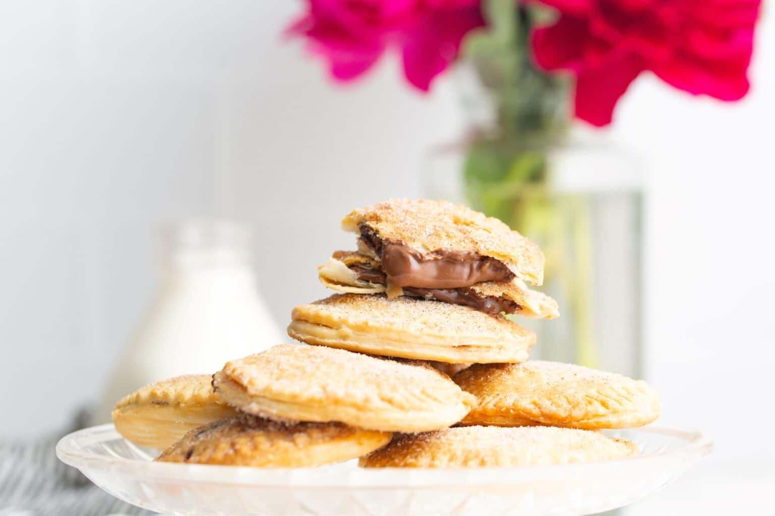 Nutella Hand Pies (air fryer chocolate hand pie recipe) - Fab Everyday