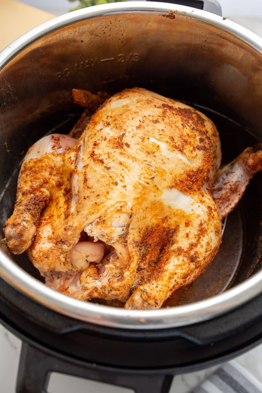 Melt-in-Your-Mouth Instant Pot Whole Chicken - Fab Everyday