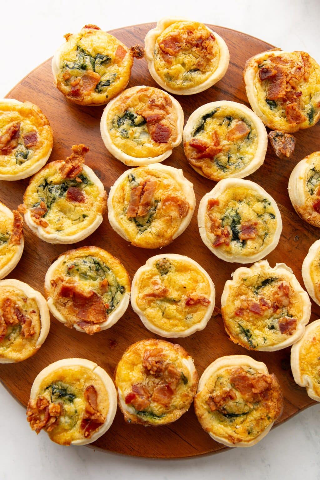 Mini Spinach Quiche (mini muffin quiche recipe) - Fab Everyday