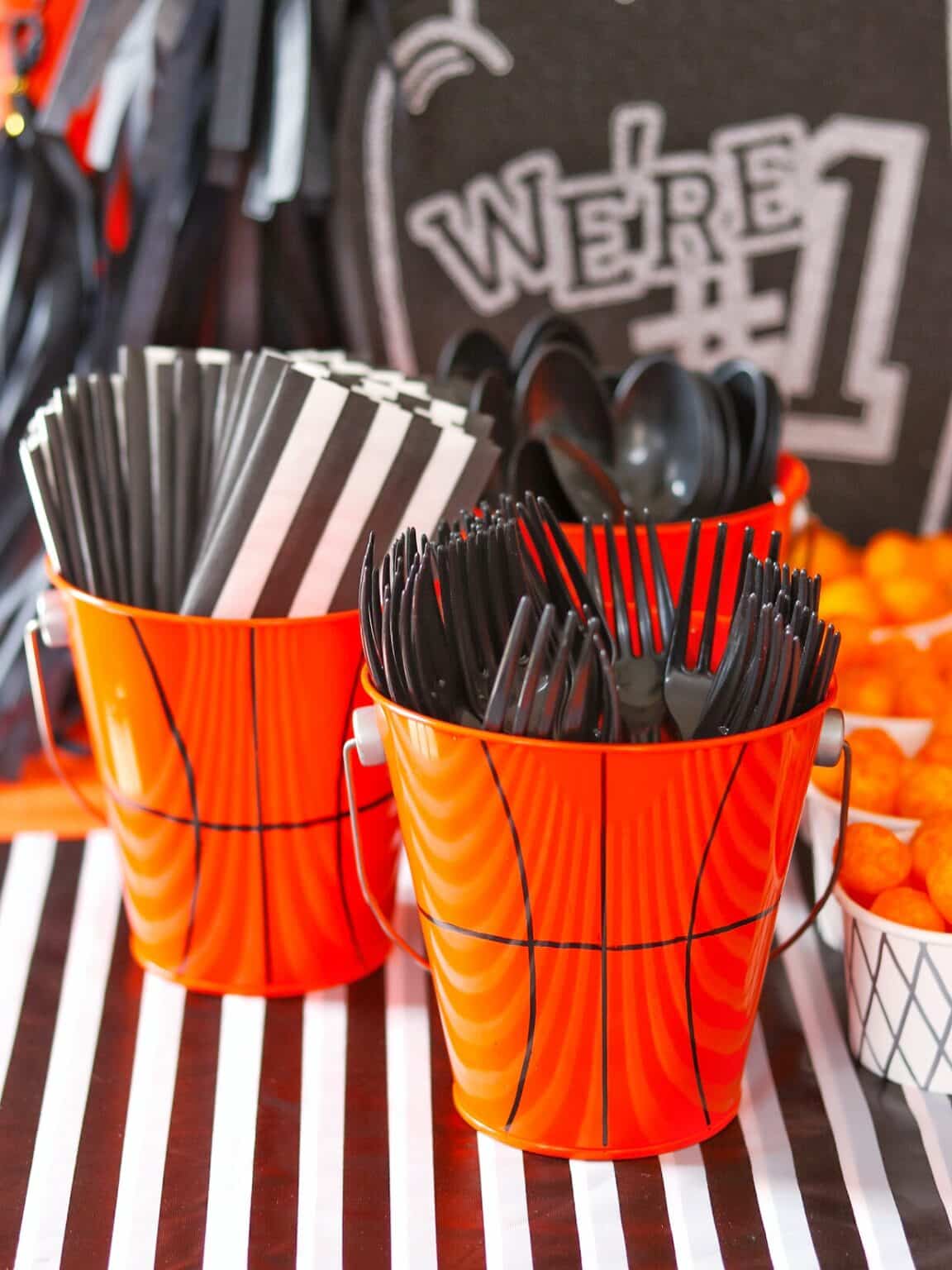 Basketball-Themed Party Ideas (great for a basketball watch party ...
