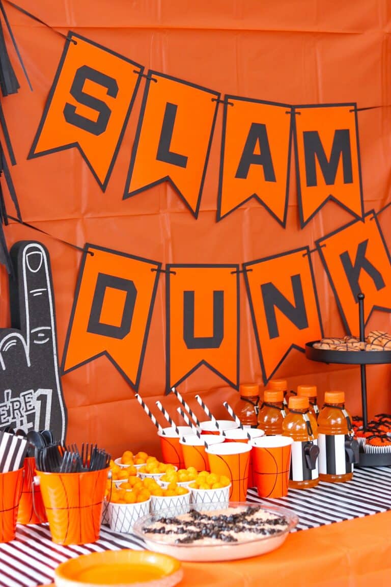 Basketball-Themed Party Ideas (great for a basketball watch party ...