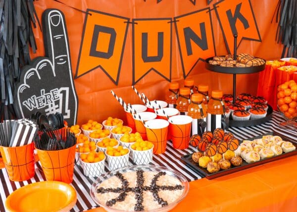 Basketball-Themed Party Ideas (great for a basketball watch party ...