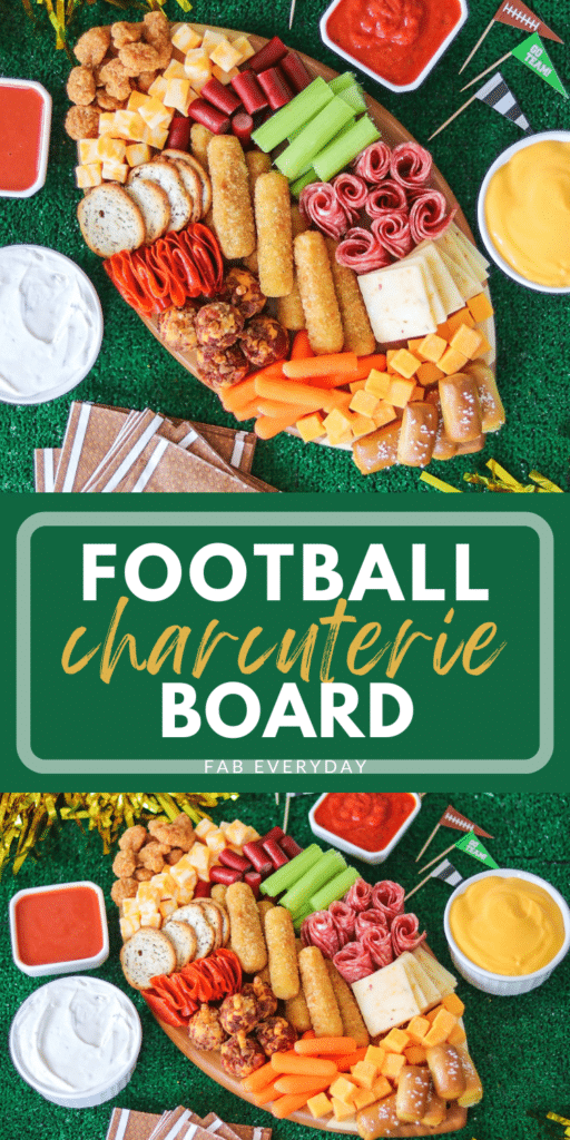 Football Charcuterie Board - Fab Everyday