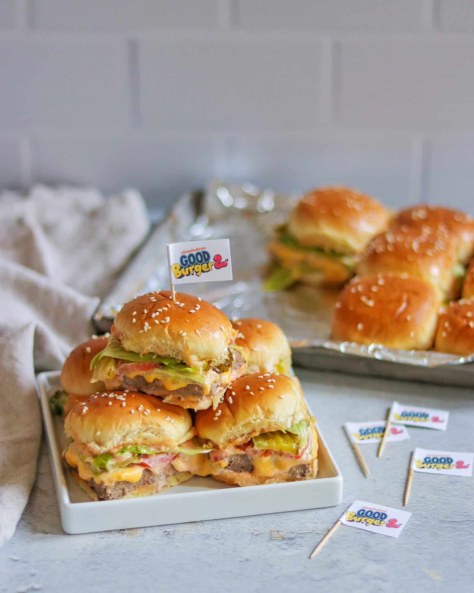 Good Burger Sliders Recipe (Inspired by Good Burger 2) - Fab Everyday