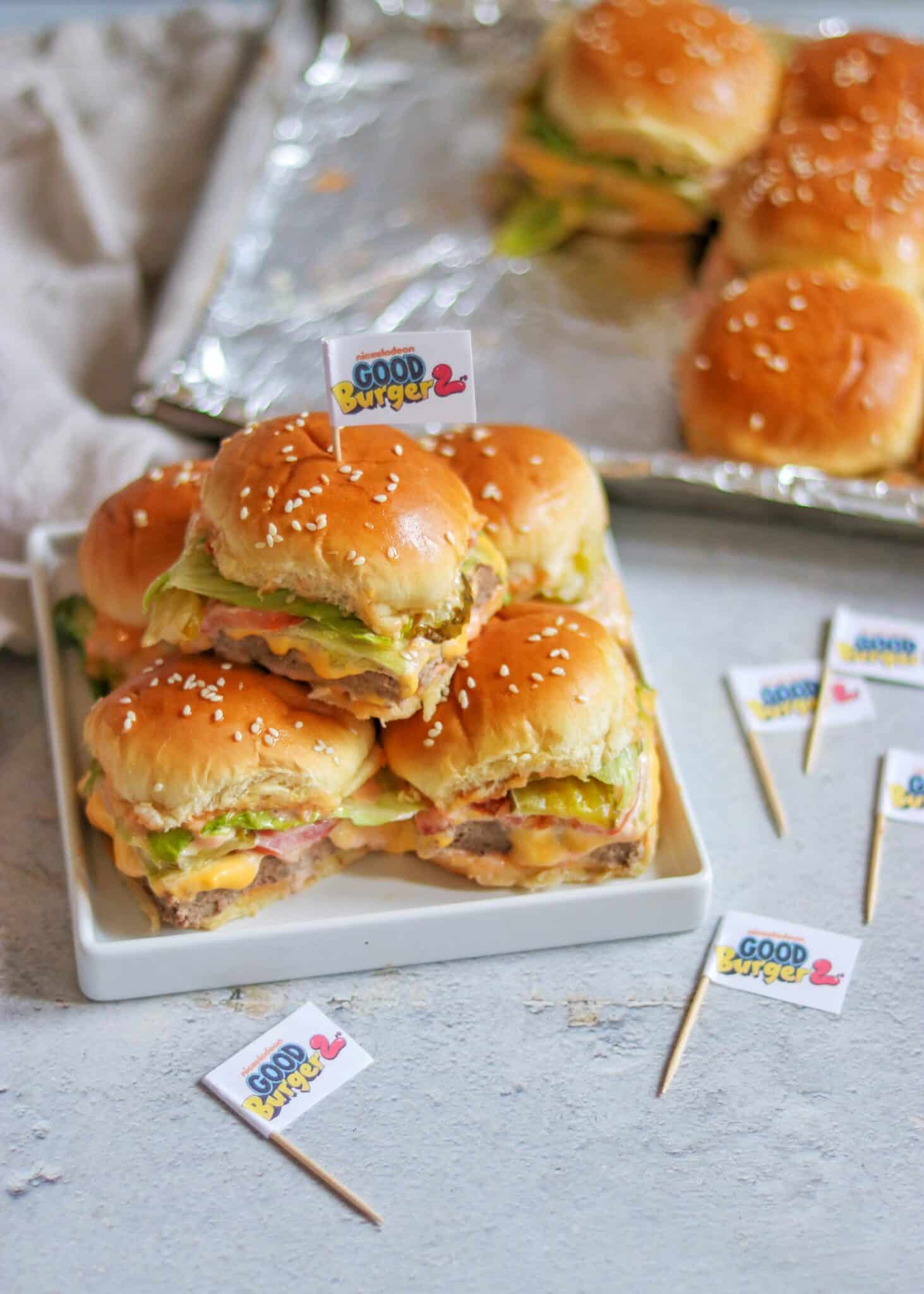 Good Burger Sliders Recipe (Inspired by Good Burger 2) - Fab Everyday