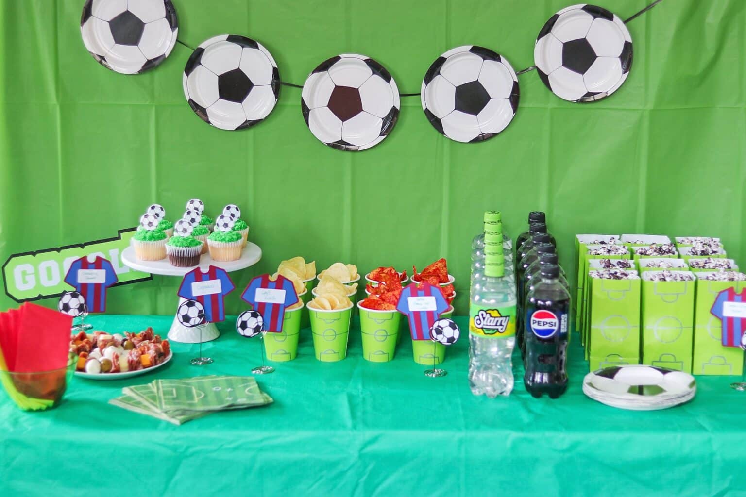 Soccer Birthday Party Ideas (also great for a soccer watch party) - Fab ...