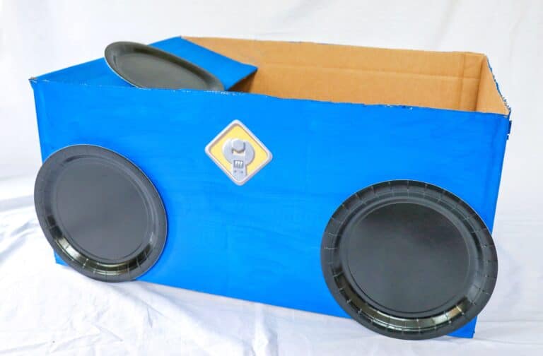 DIY Cardboard Box Car for Drive-In Movie Party - Fab Everyday