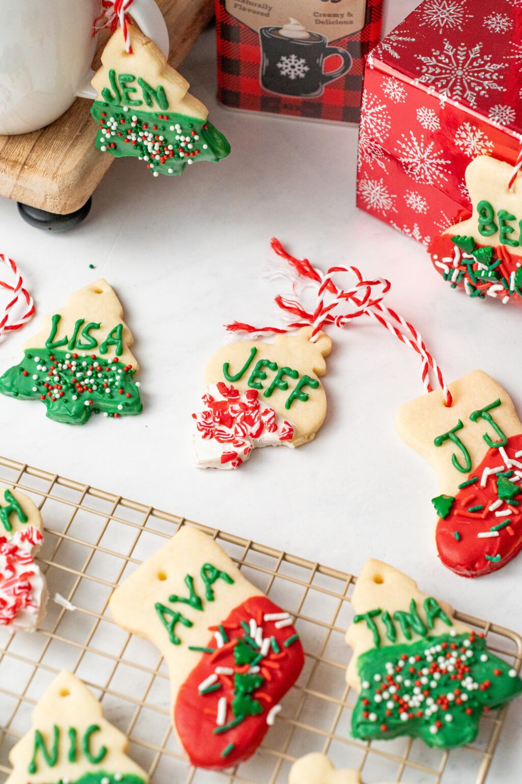 Gift Tag Cookies - Fab Everyday