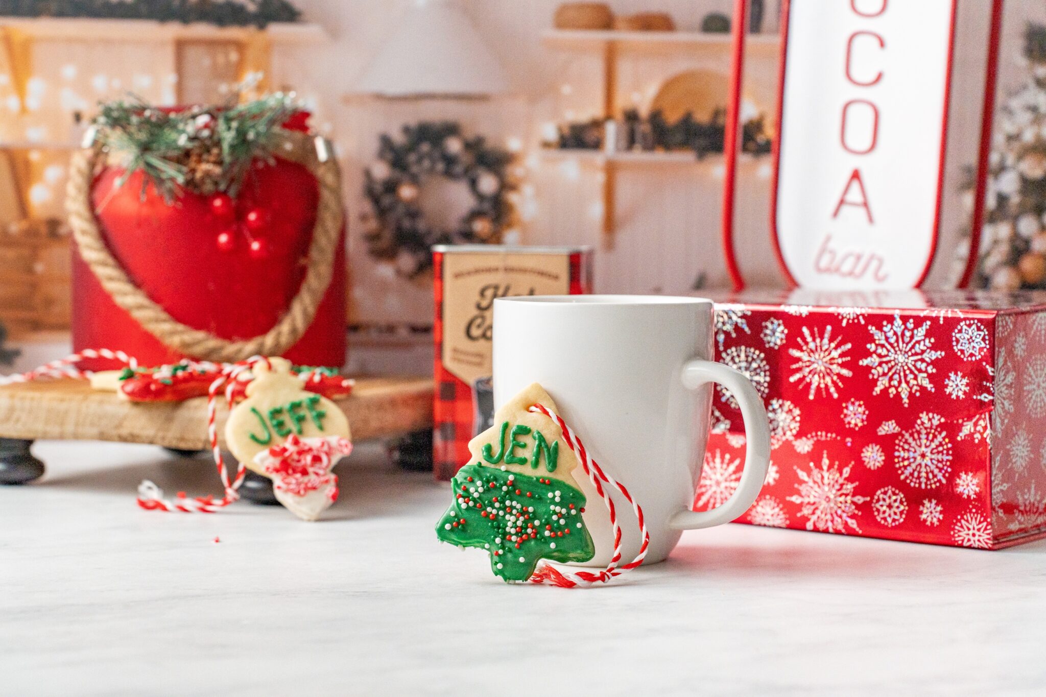 Gift Tag Cookies - Fab Everyday