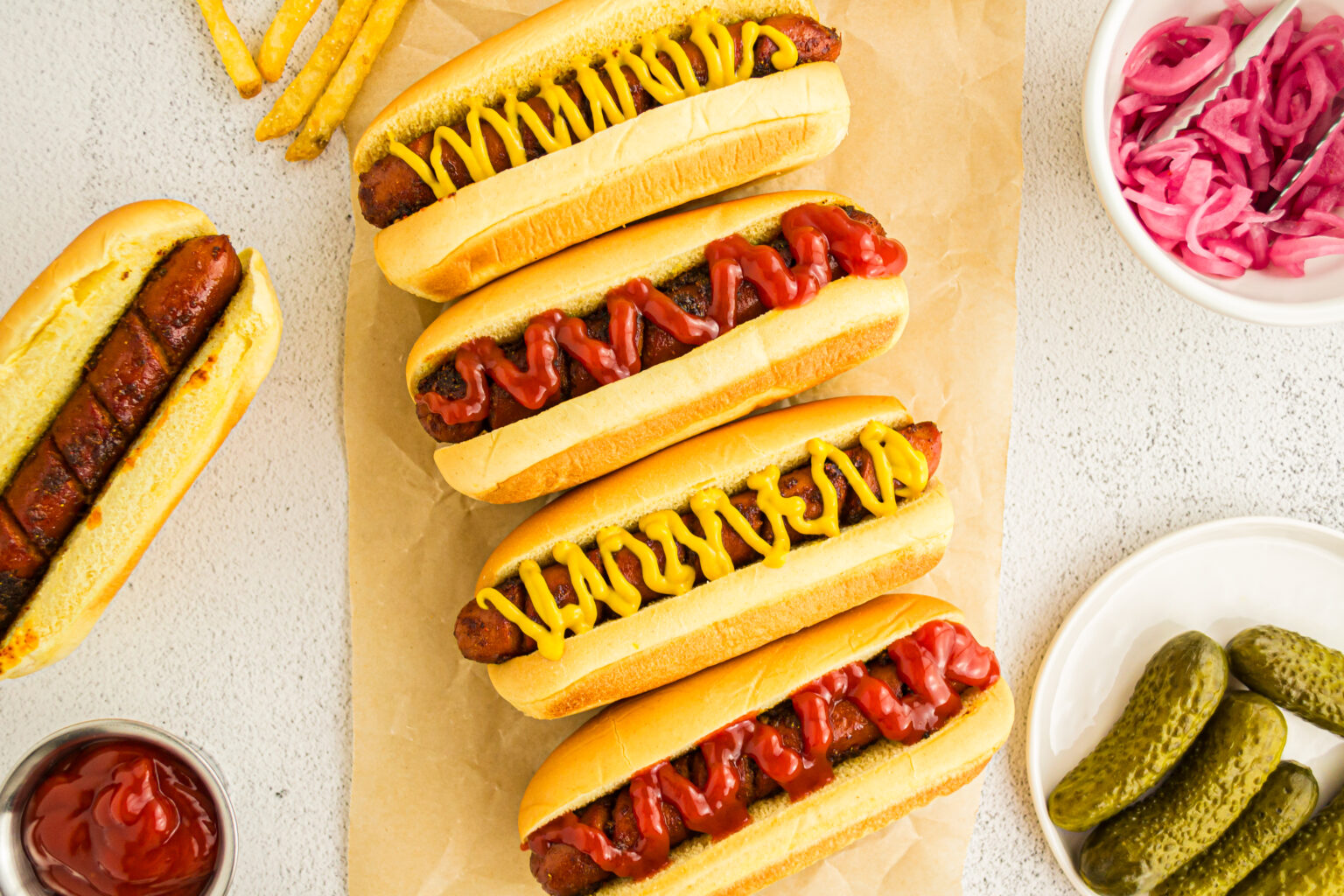 Curry Hot Dogs (seasoned frying pan hot dogs recipe) - Fab Everyday