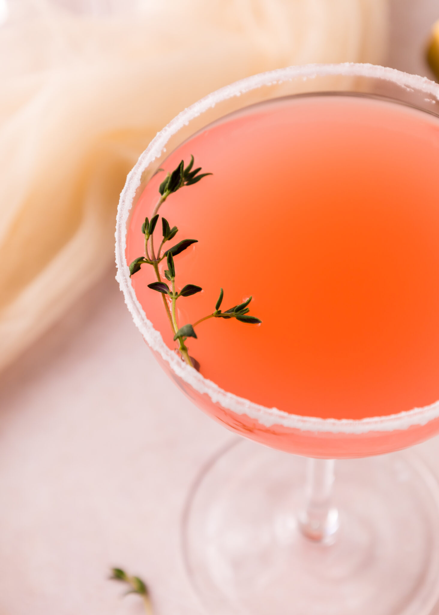 Pink Lemon Drop (pink grapefruit martini recipe) - Fab Everyday