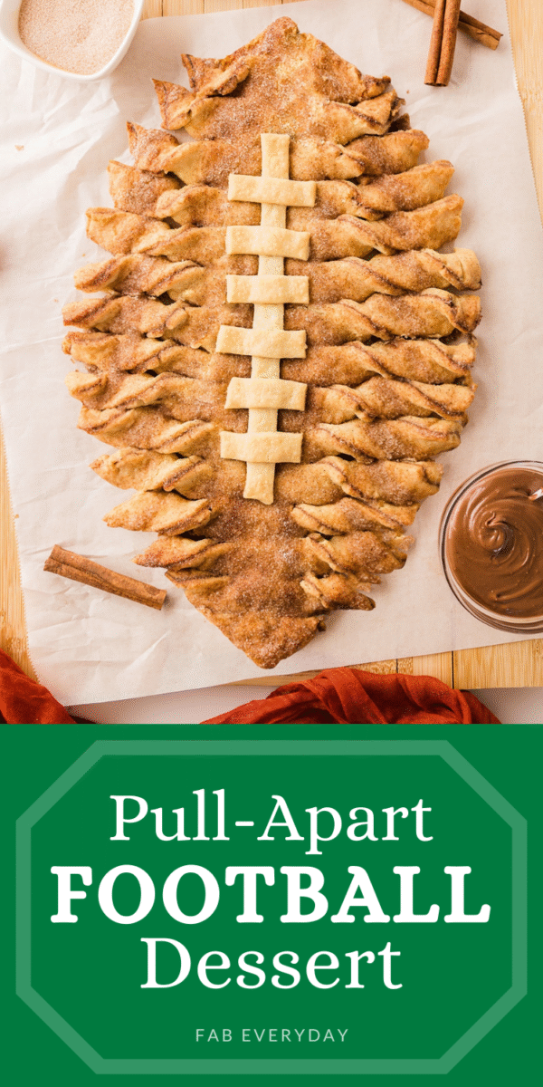 Pull-Apart Football Dessert (delicious football-shaped dessert for ...