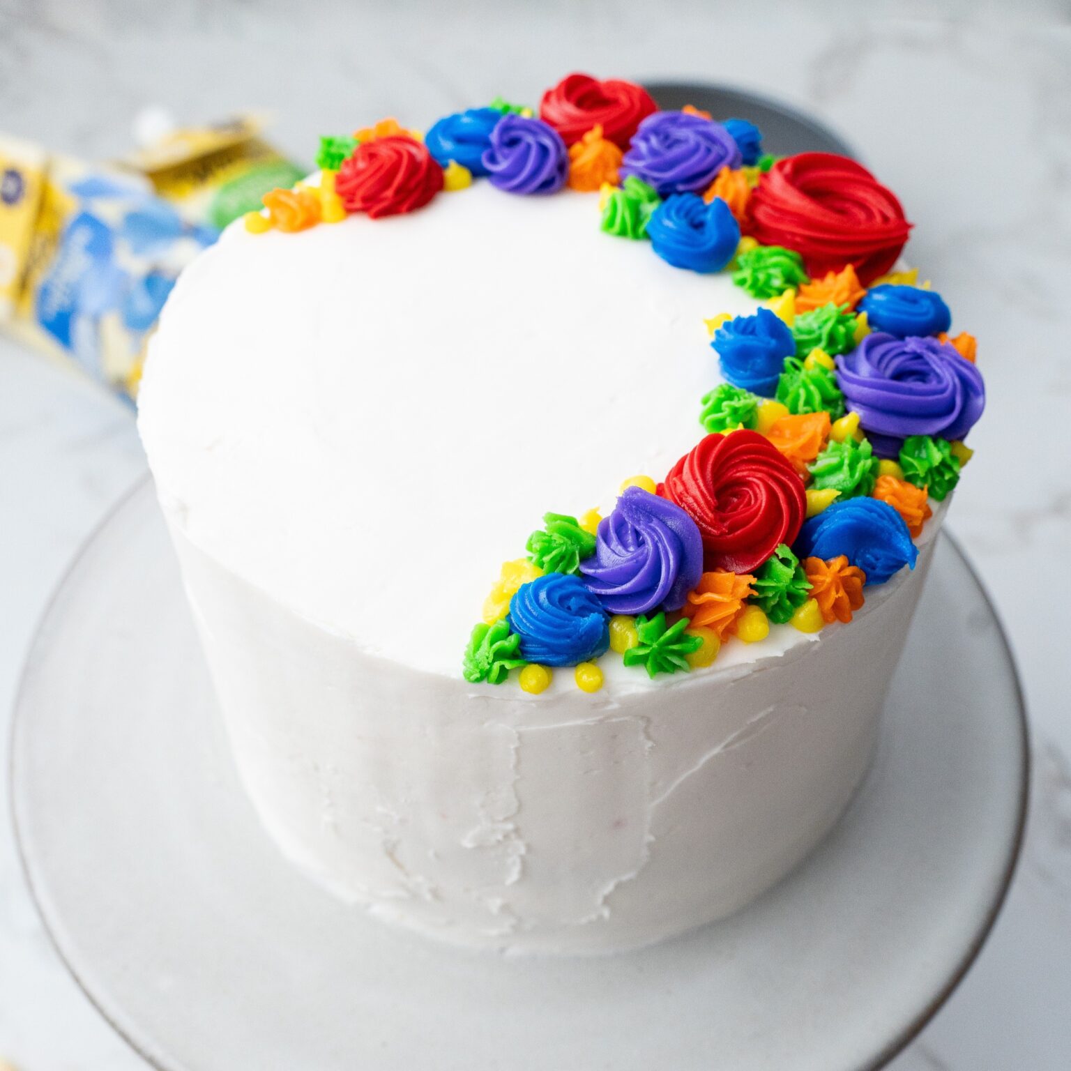 Rainbow Swirl Cake - Fab Everyday