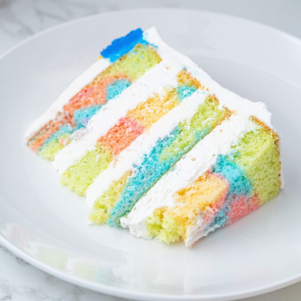 Rainbow Swirl Cake - Fab Everyday