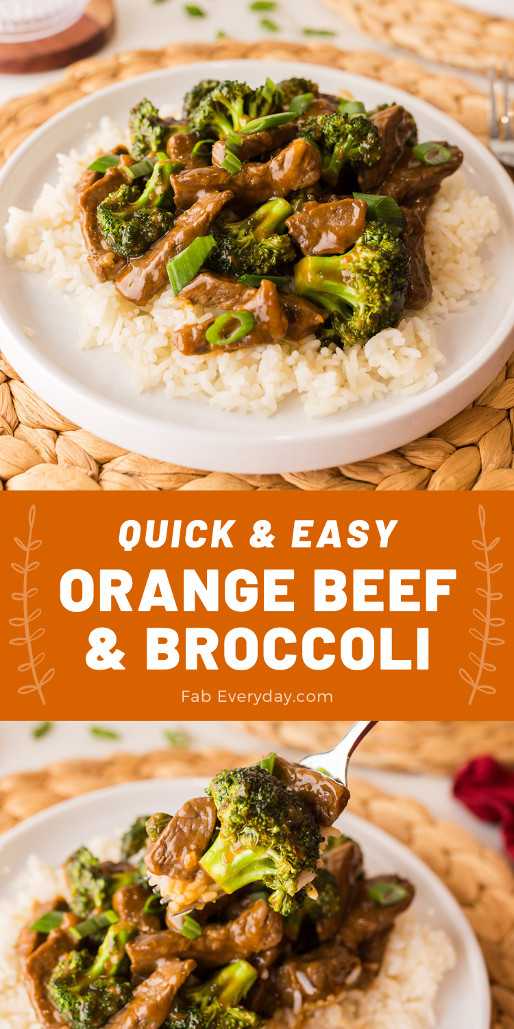 Orange Beef and Broccoli recipe - Fab Everyday